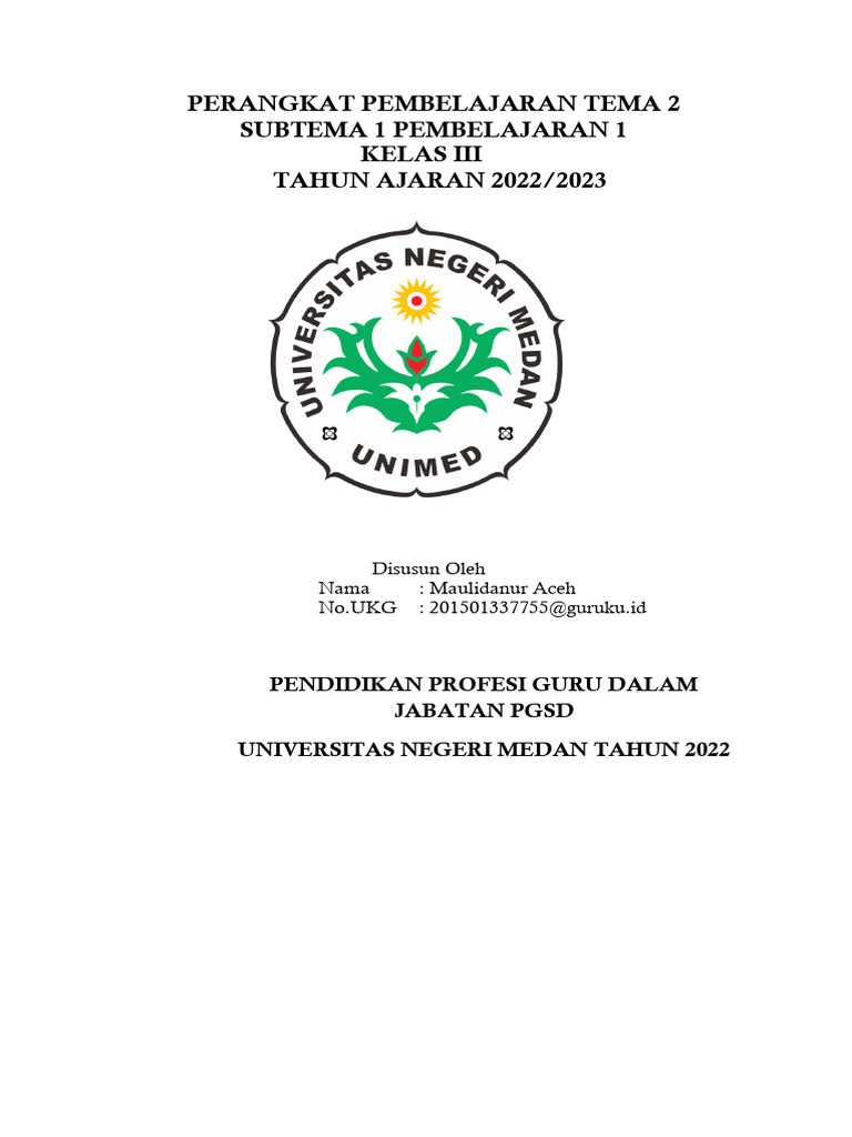 1. RPP1 Rencana Aksi 1 Daring | PDF