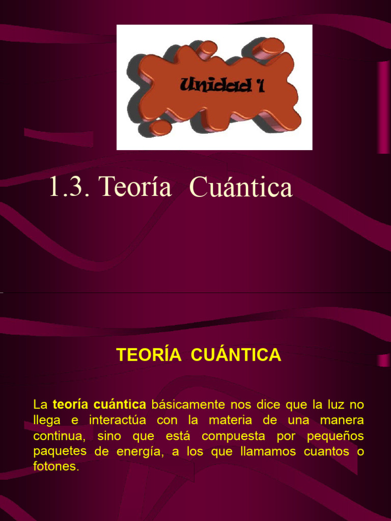 1.3. Modelo Cuantico | PDF | Configuración electronica | Importar