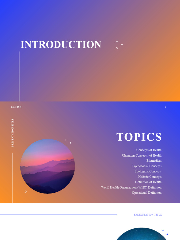 Concept of Health ( Module 1) | PDF | Sustainability | Mind