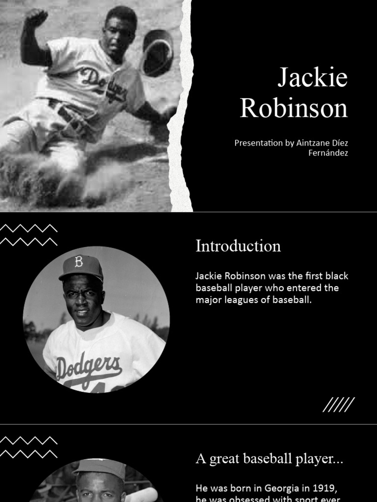 English - Speaking - Jackie Robinson | PDF