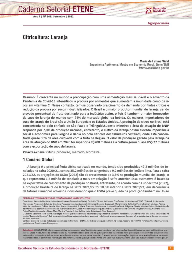 Etene Banco Do Nordeste | PDF