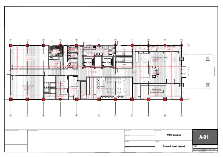 Ground Level Layout Plan WTC | PDF