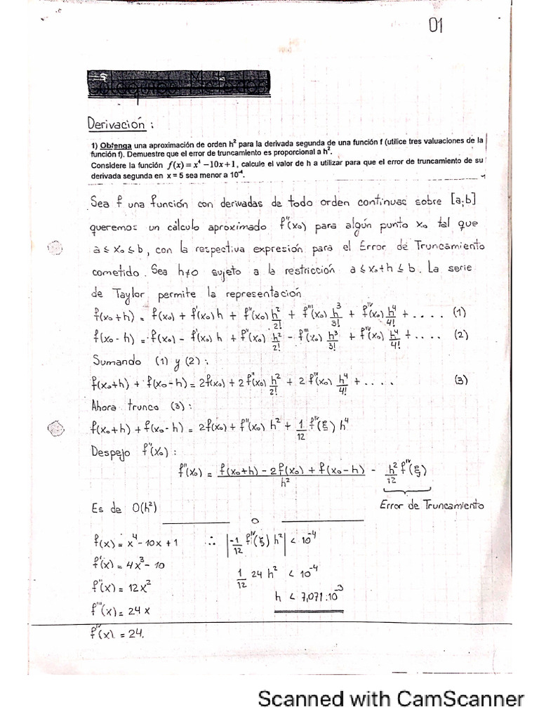 Preguntas Teoricas - Metodos Numericos | PDF