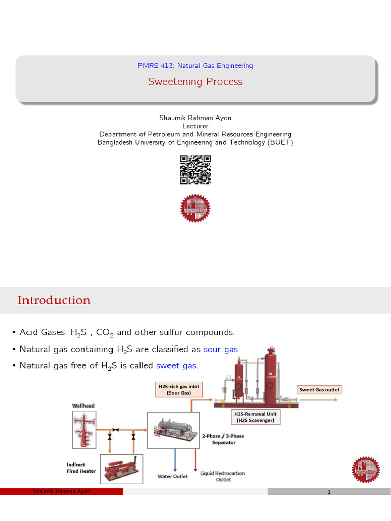 07 - Sweetening Process | PDF | Carbon Dioxide | Adsorption