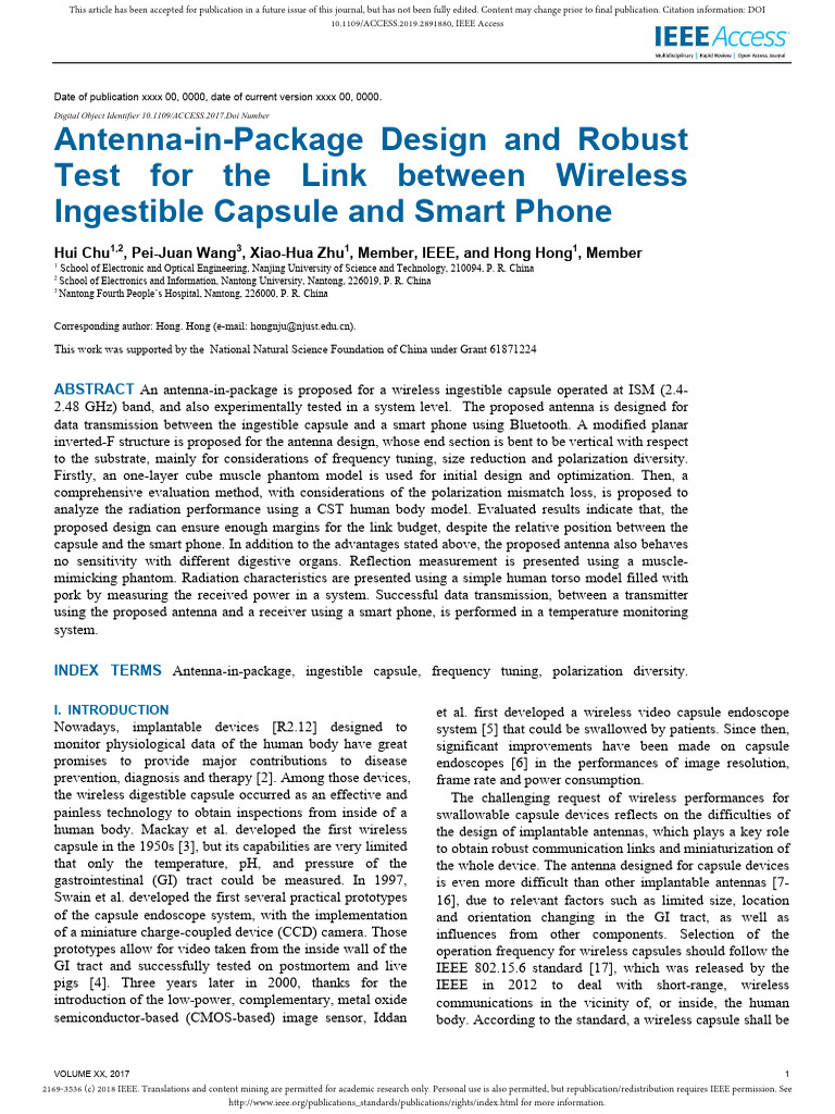 Antenna-in-Package - Design - and - Robust - Test - For - The | PDF