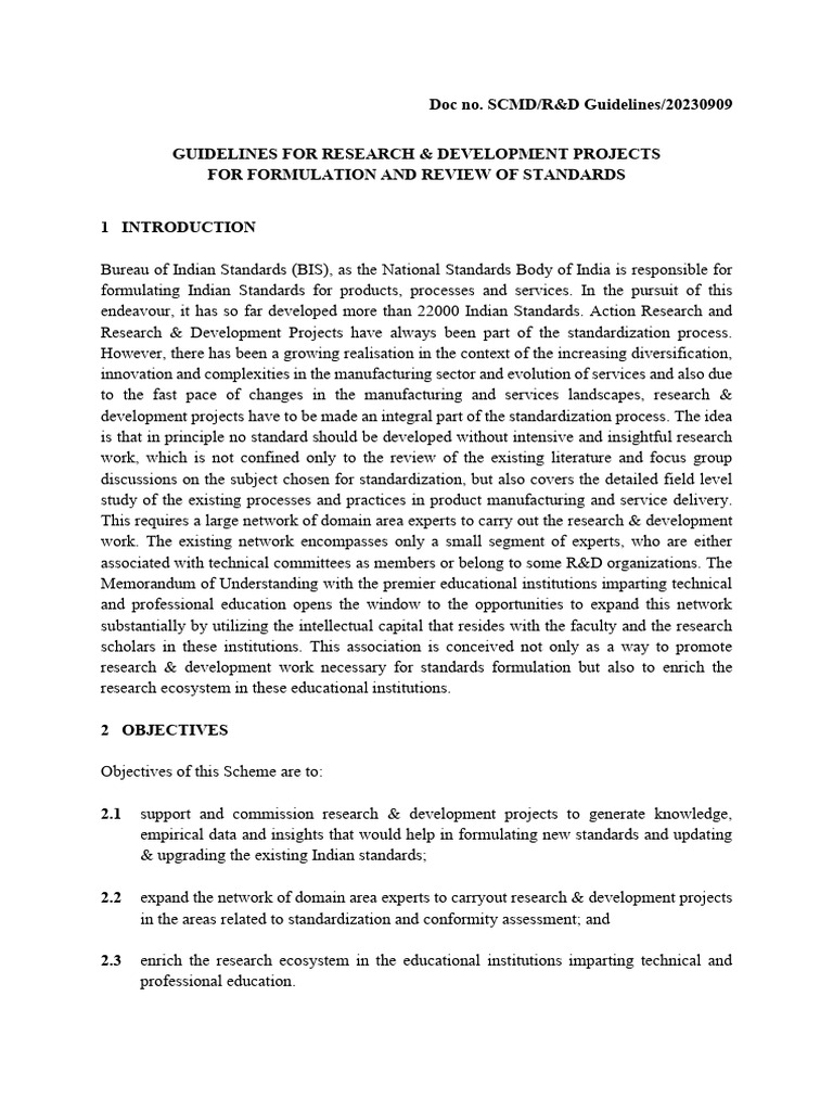 Research Guidelines | PDF | Intellectual Property | Standardization