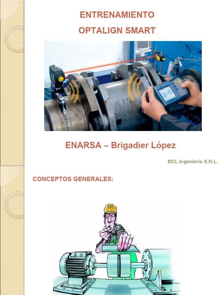 CURSO OPTALIGN SMART Enarsa B. Lopez | PDF | Eje | Tolerancia de ingeniería