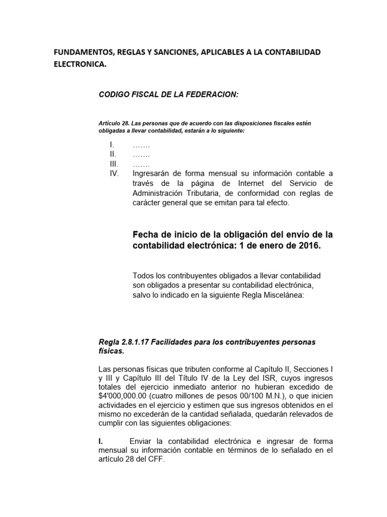 Aspectos Contab Electronica | PDF | Contabilidad