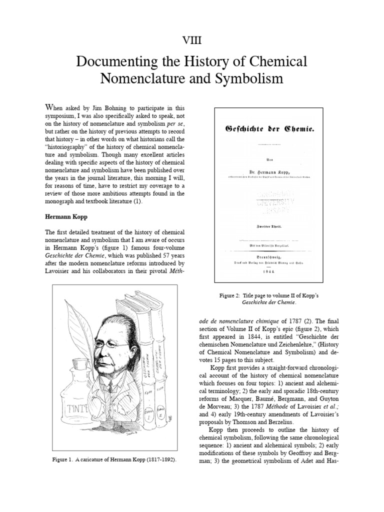 Chemical Nomenclature | PDF | Chemistry | Physical Sciences