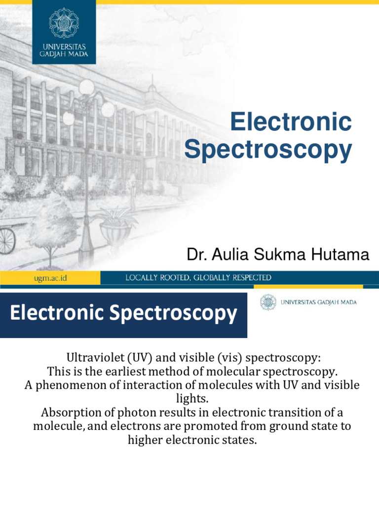 Electronic Spectroscopy-2 | PDF | Ultraviolet–Visible Spectroscopy ...