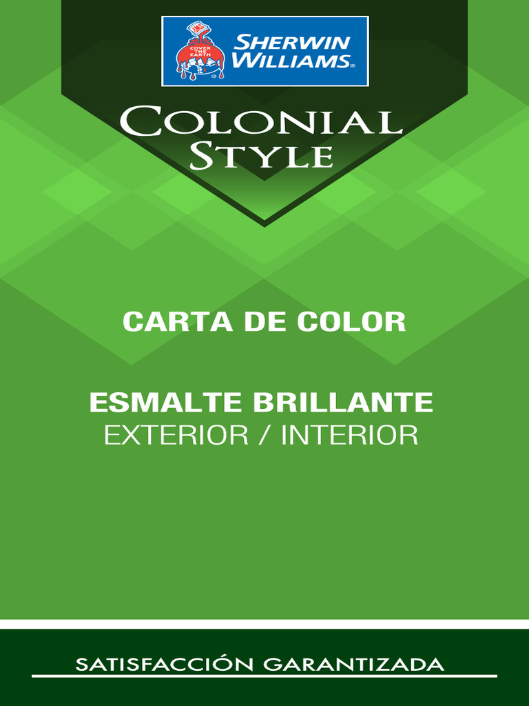 Carta de Color Colonial Style Esmalte | PDF