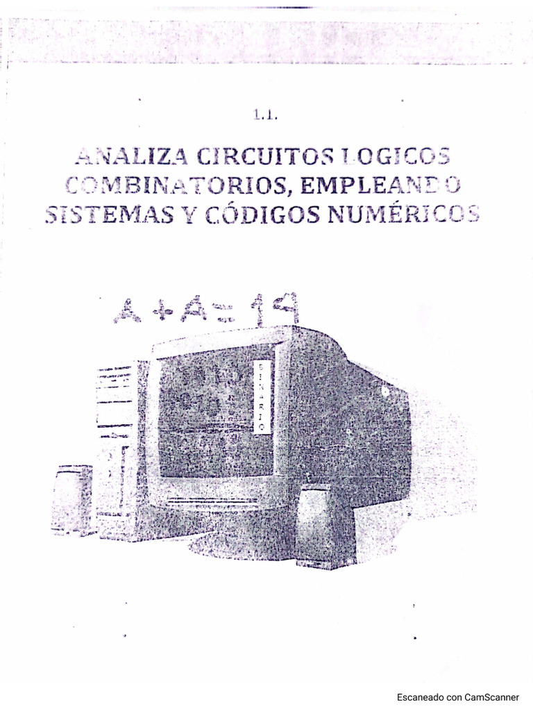 análisis de circuitos logicos combinatorios. | PDF