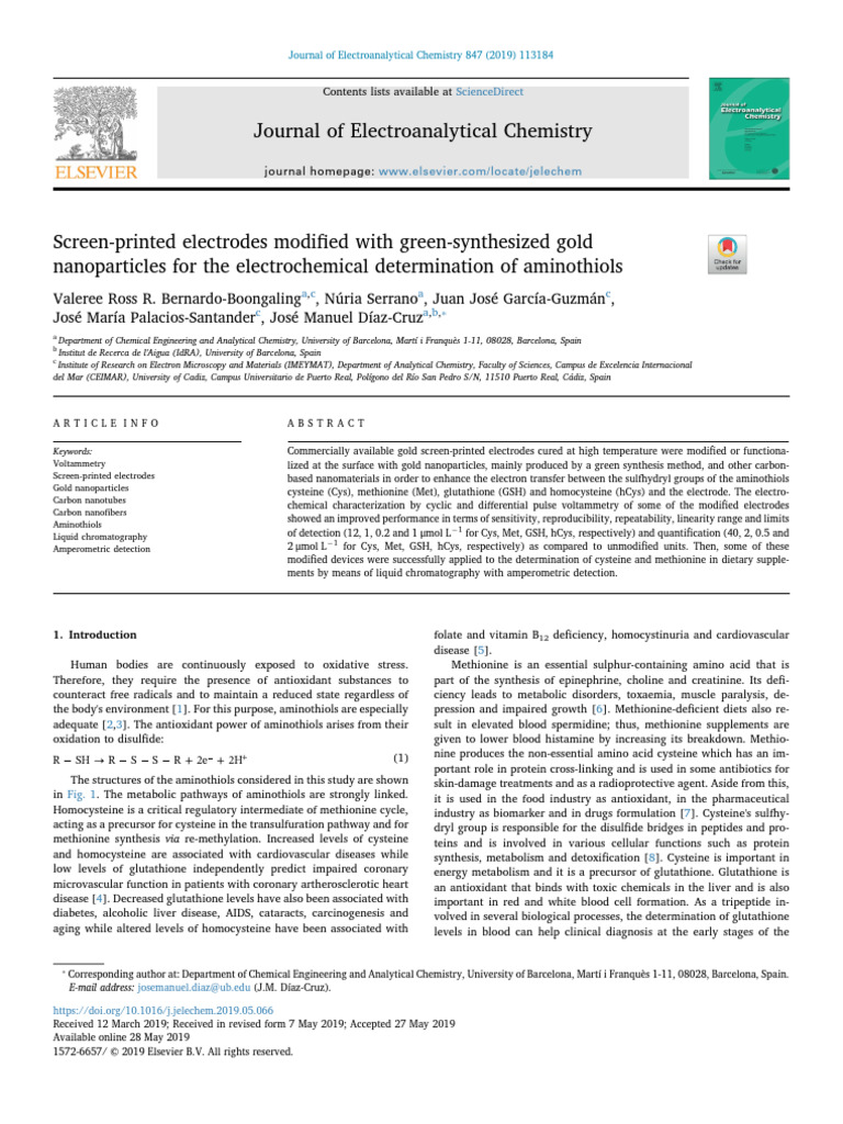 Valeree Publication | PDF | Cysteine | Scanning Electron Microscope