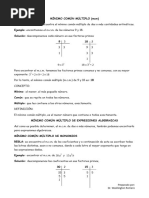 Formulario de Factorizacion | PDF | Factorización | Análisis matemático
