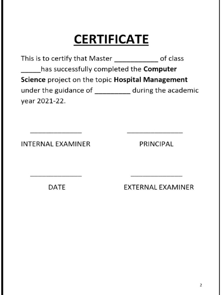 Cs Project File | PDF