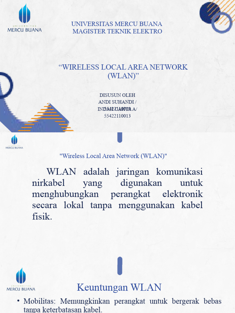 Wireless Local Area Network (WLAN) | PDF