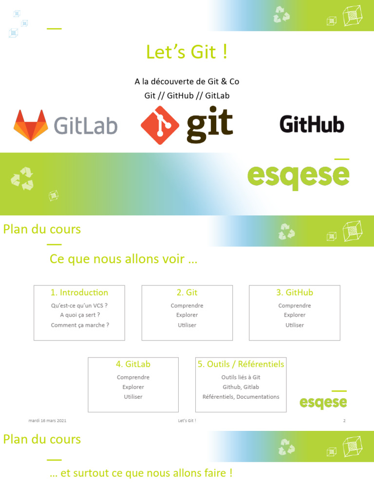 Cours Git GitHub GitLab | PDF | Gestion de versions | Programmation ...