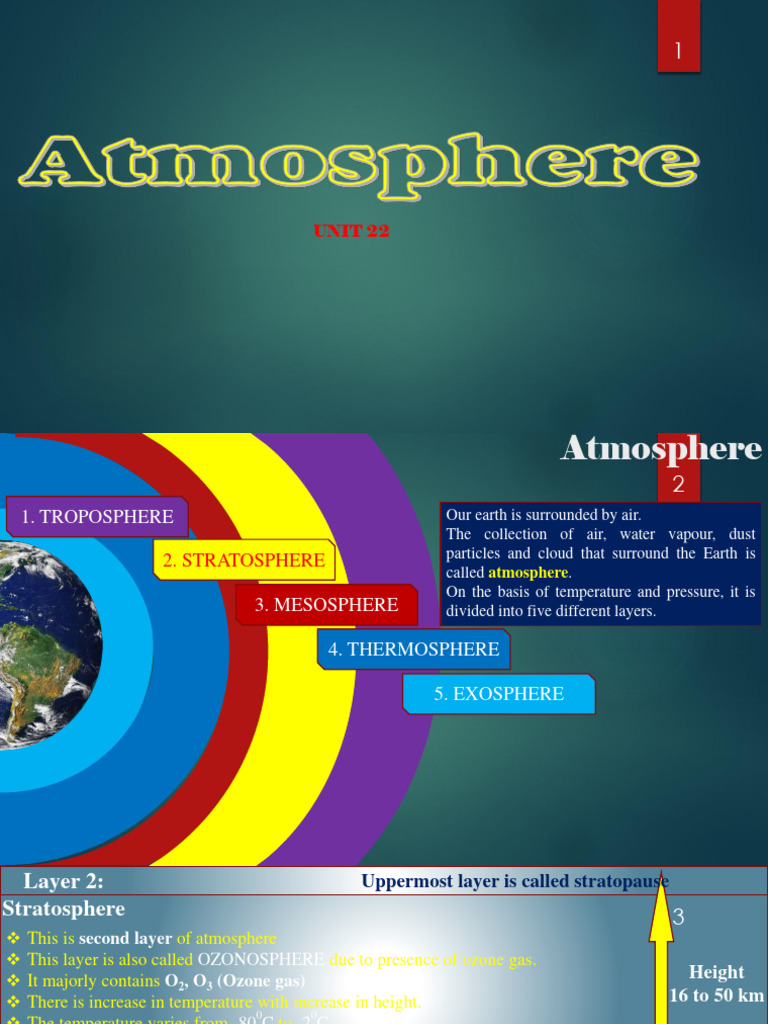 22 Atmosphere | Download Free PDF | Atmosphere | Ozone Depletion