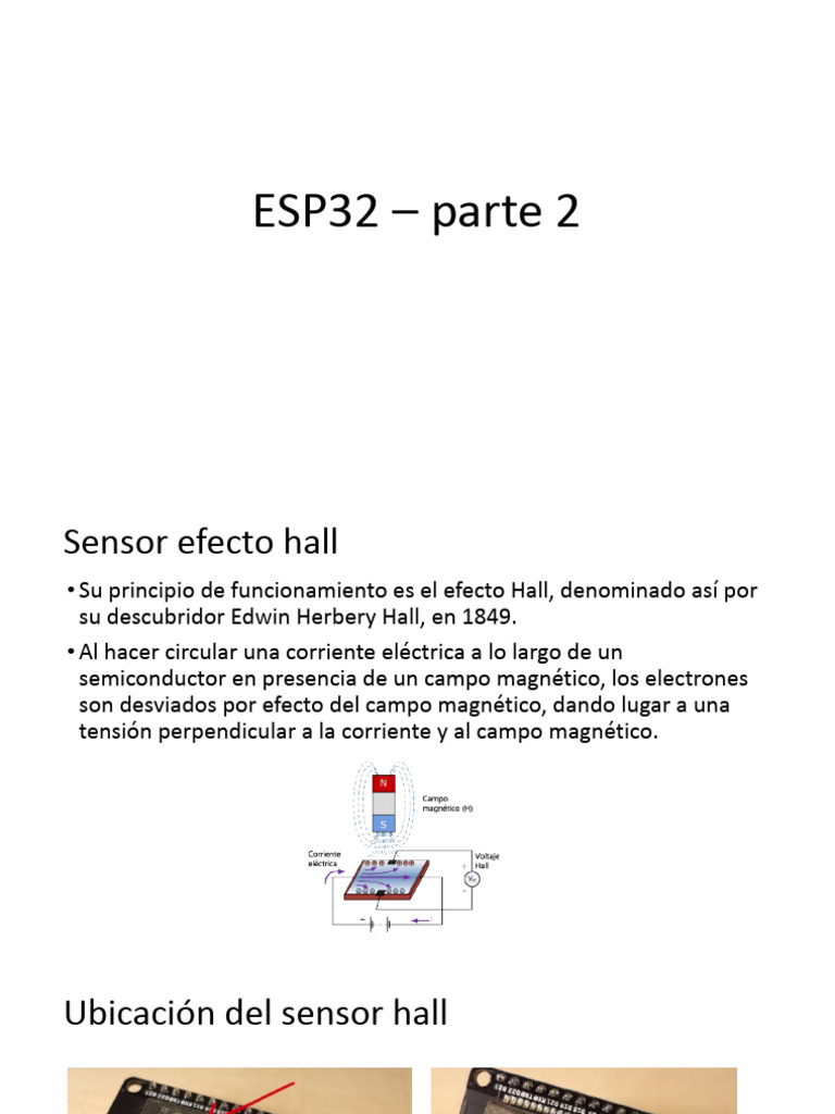 ESP32 – Parte 2.Pptx | PDF | Poco | Ciencias de la Computación