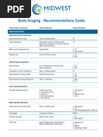 CT/MRI Ordering Guide: Body Part Signs/Symptoms Exam To Order | PDF ...