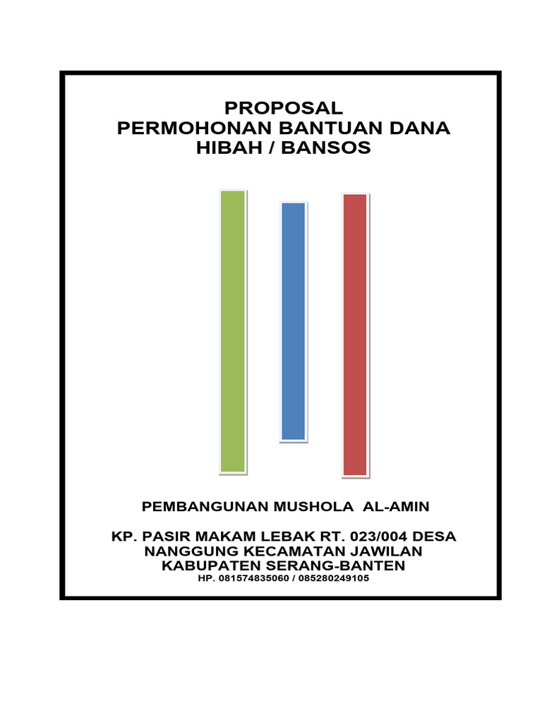 Proposal Musholah | PDF