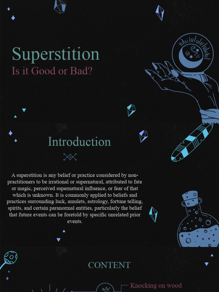 Superstitions | PDF | Superstitions | Behavioural Sciences