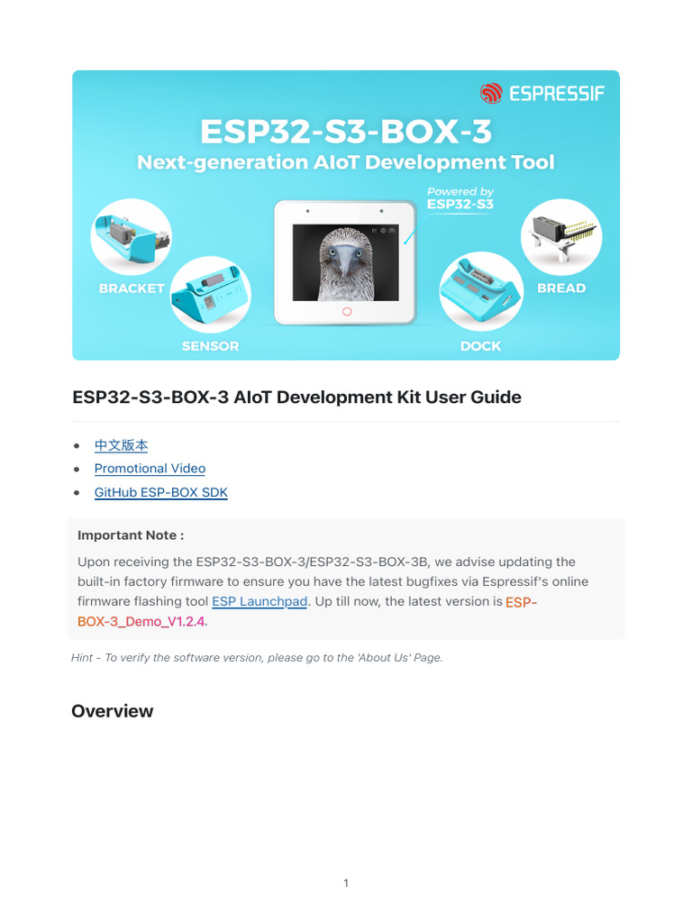 Esp32 S3 Box 3 | PDF Esp32 S3 Box 3 | PDF