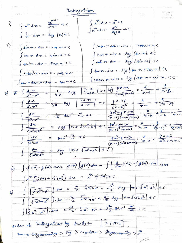 Maths 2nd Sem Notes SMD | PDF