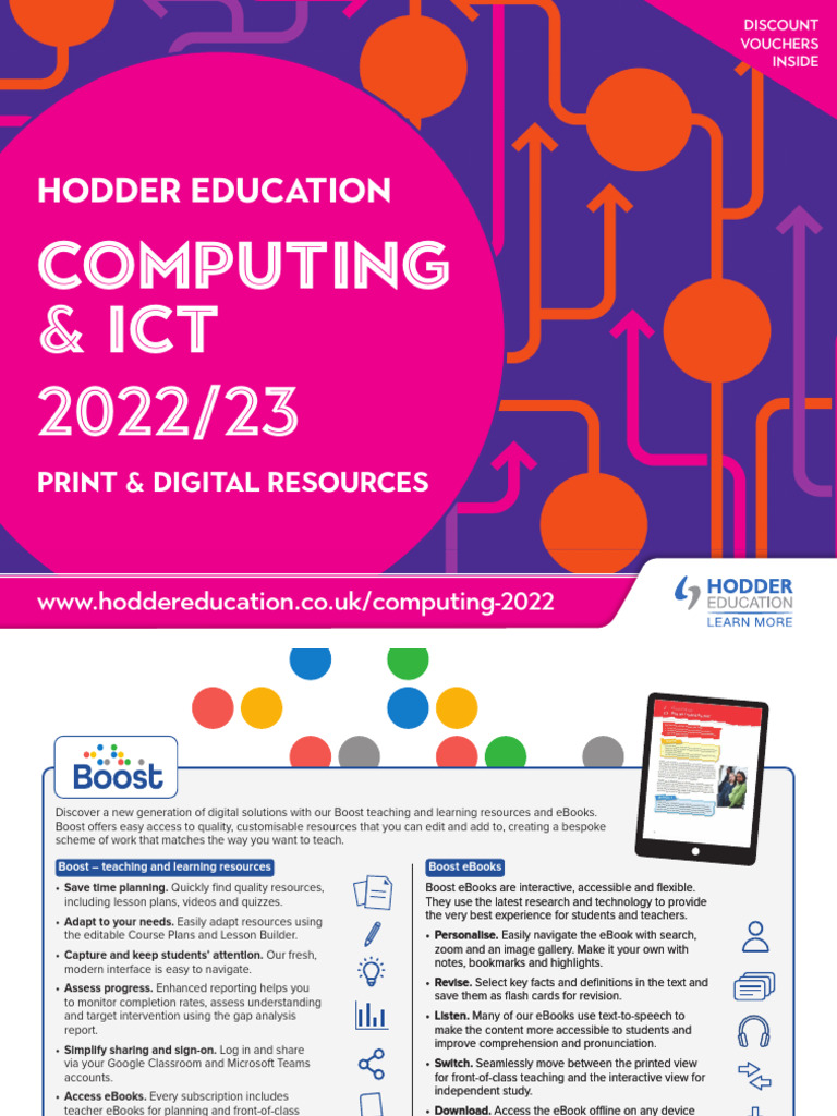 Hodder Education Computing Catalogue 2022 23 | PDF | Educational ...