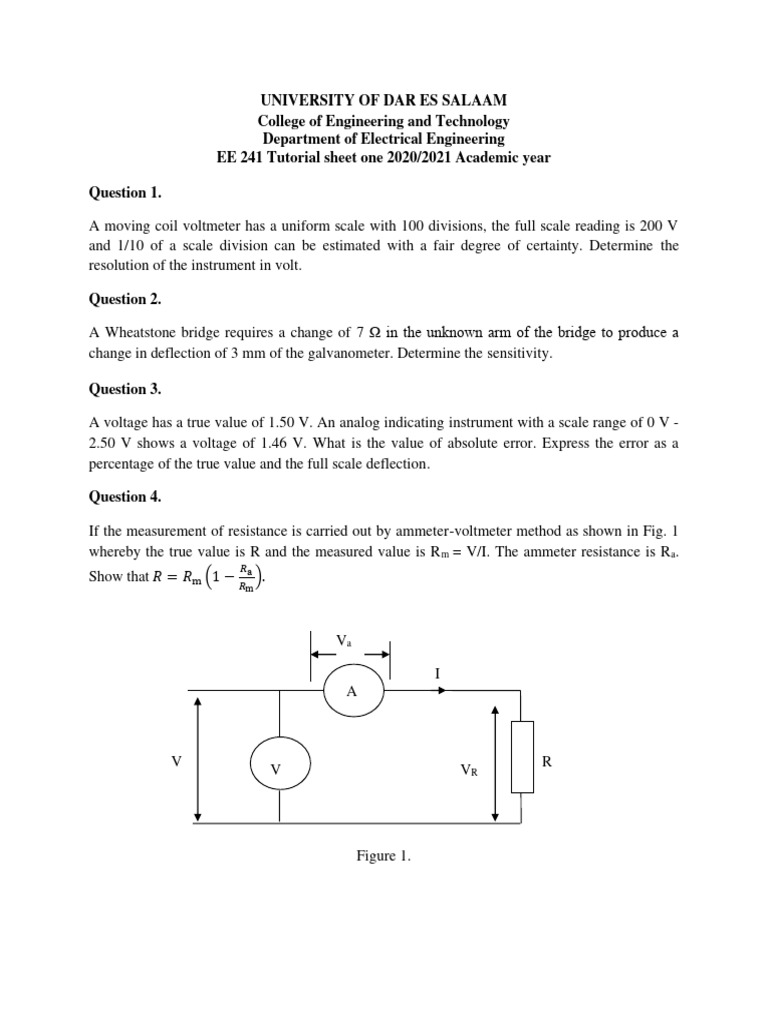 EE 241-Tutorial 01 | PDF