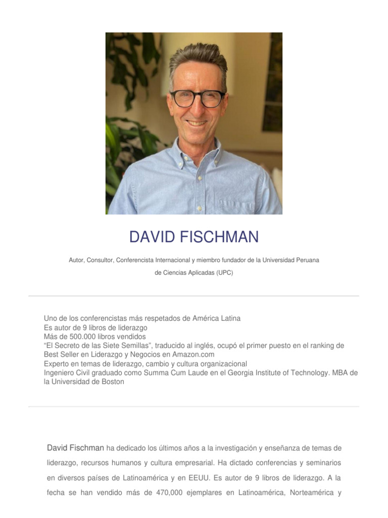 David Fischman | PDF | Amor | Inteligencia