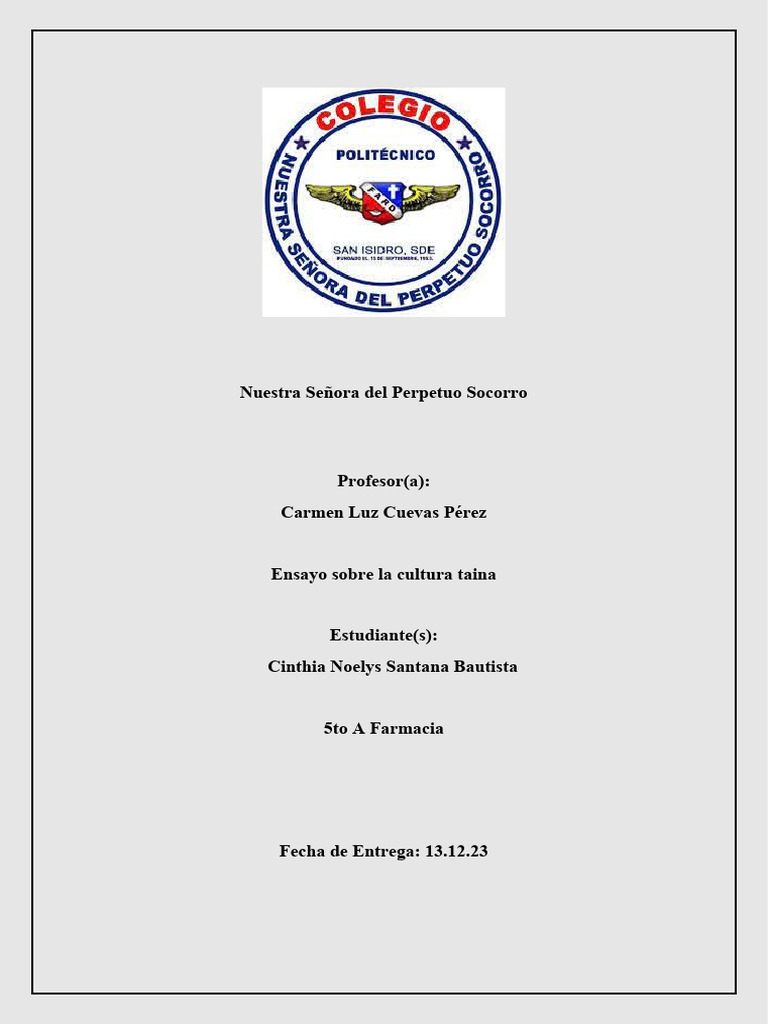 Cultura Taína: Historia y Legado | PDF | Pueblos Indígenas de las Américas