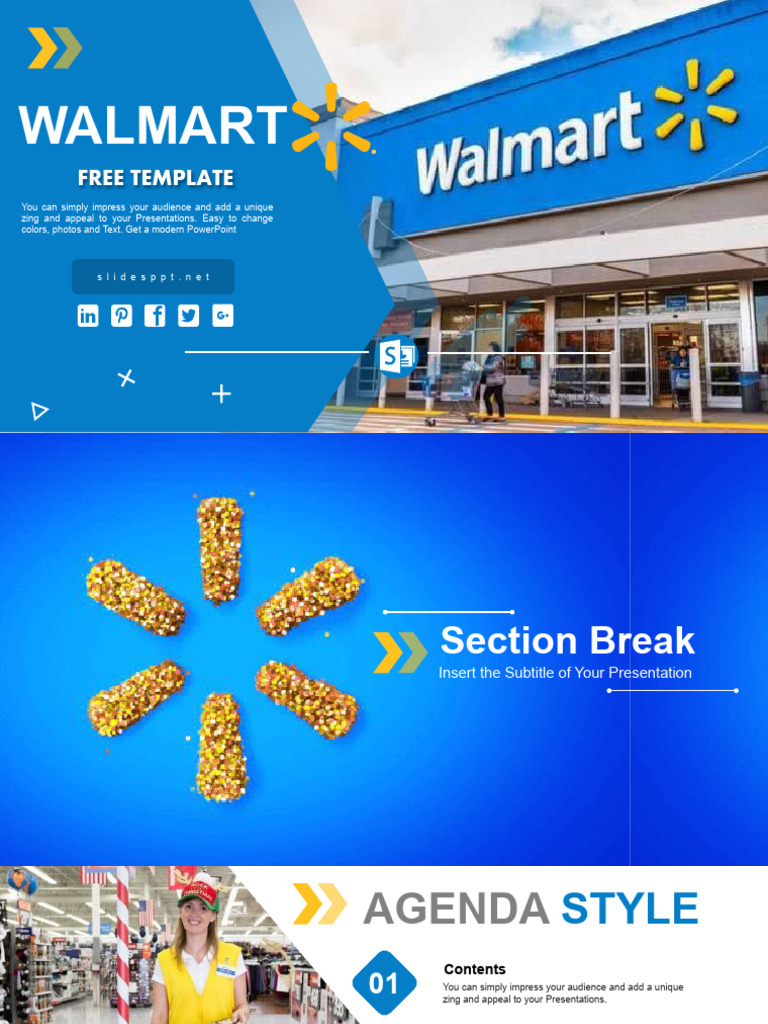 Walmart Template Slide | PDF | Art