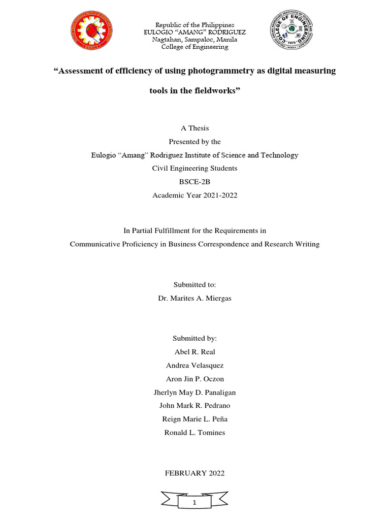 Group2 Final Research | PDF | Surveying | Survey Methodology