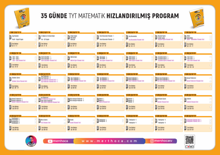 35 Günde Hızlı Program TYT | PDF
