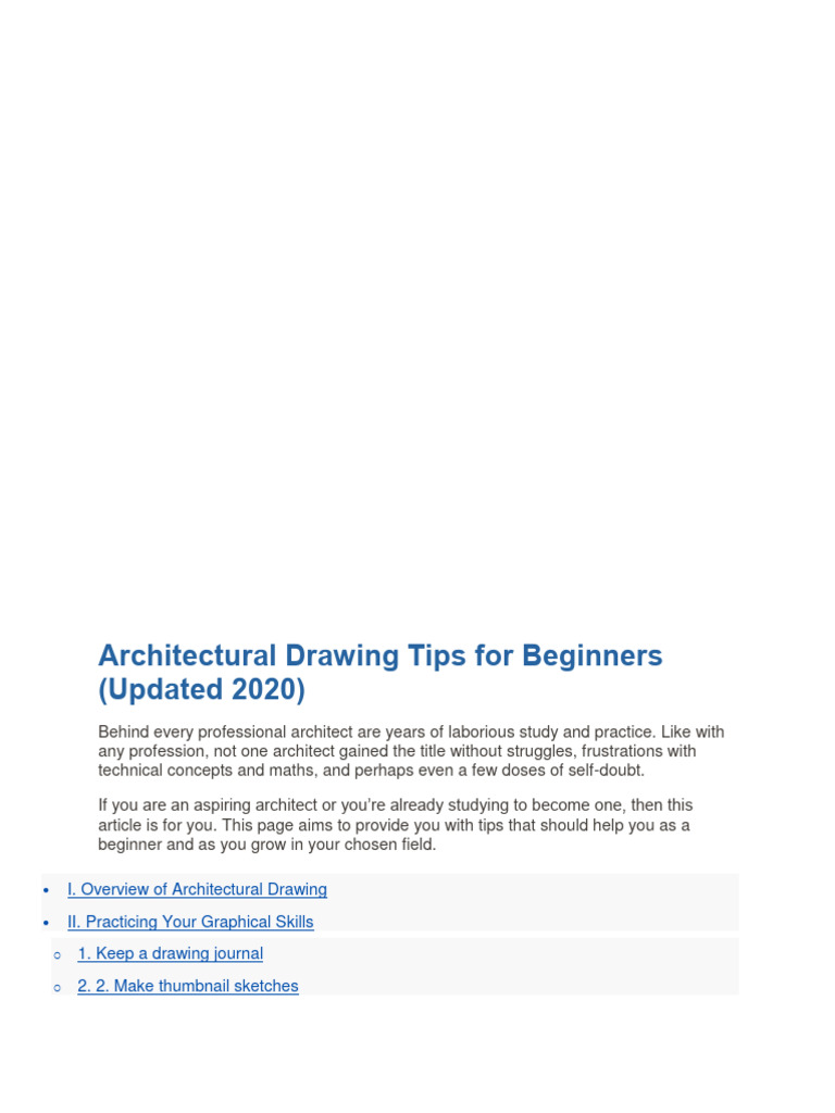 Beginner Architects | PDF