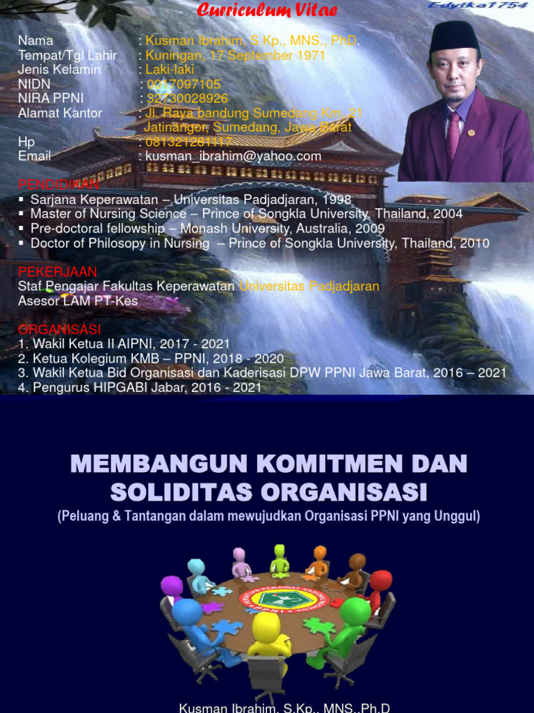 Membangun Komitmen Dan Soliditas Organisasi PPNI | PDF