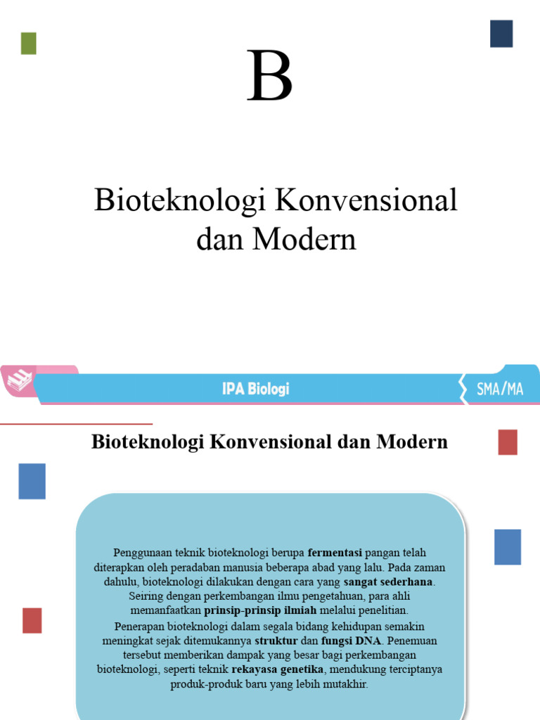 Bioteknologi Konvensional Dan Modern | PDF