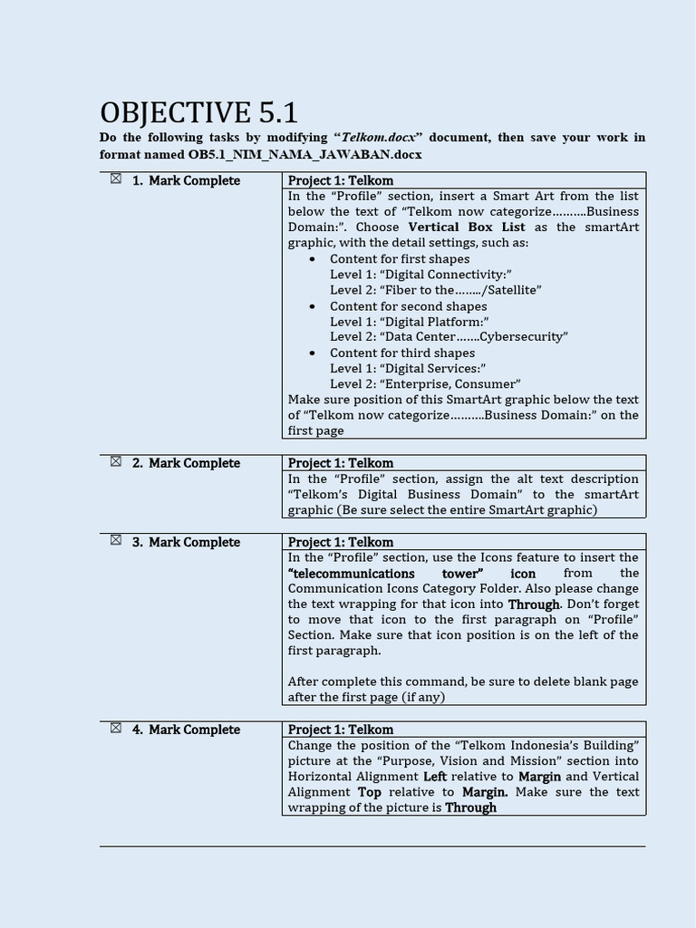 (Task) Objective 5.1 - 5211111153 - HELEN RAHAYU | PDF | Icon ...