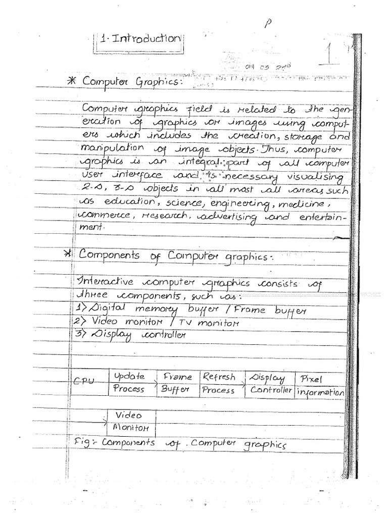 Computer Graphics | PDF