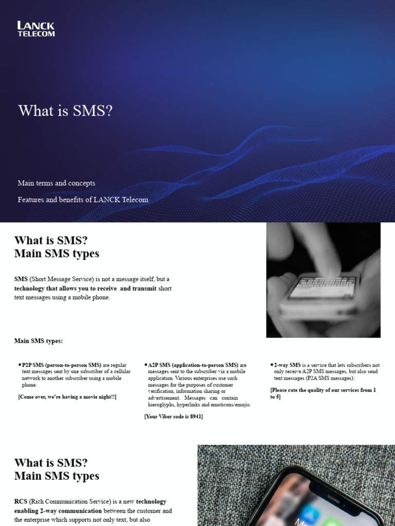 What Is Sms Eng (By Lanck) | PDF | Computer Network | Computing