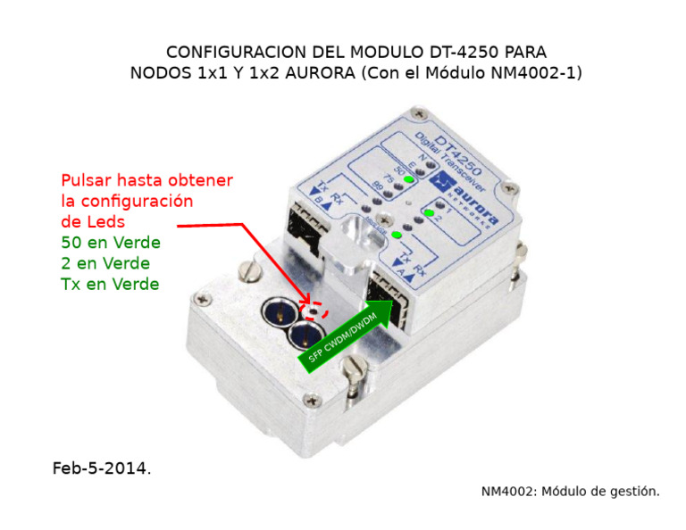 Configurar DT4250 | PDF