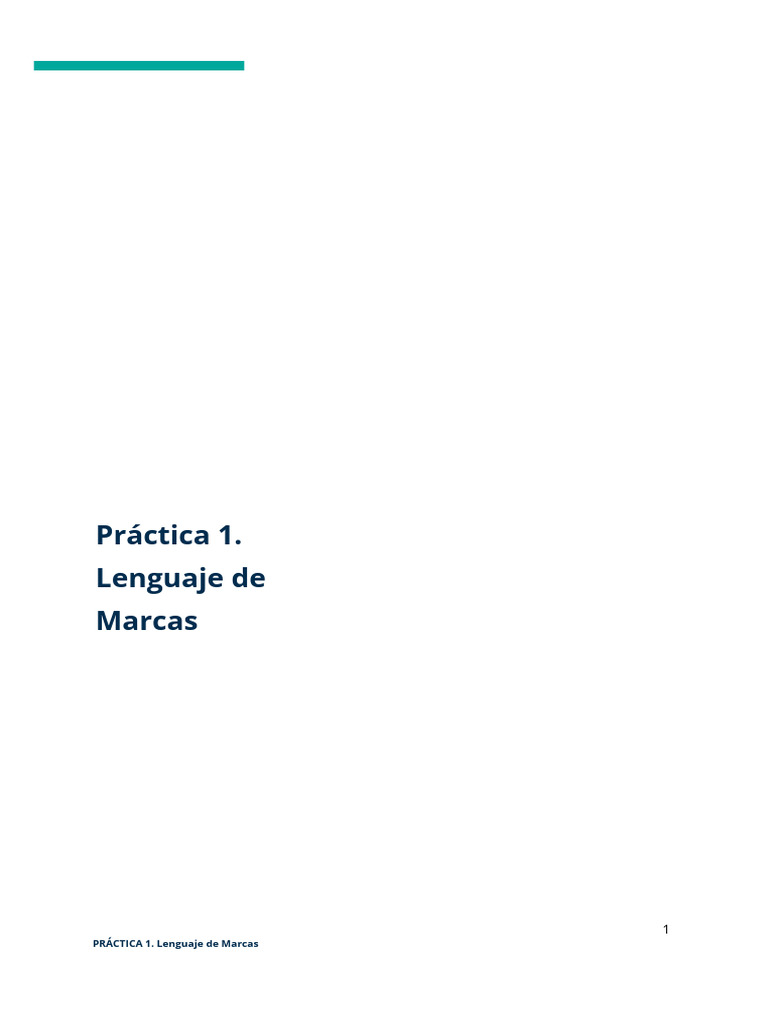 LMSGI - Práctica 1. Lenguaje de Marca | PDF | Lenguaje de marcado | Xml