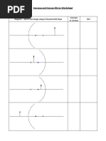 Plane Mirror Reflection Worksheet | PDF