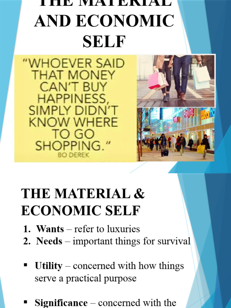 Chapter 3.3 The Material and Economic Self | PDF | Career & Growth ...