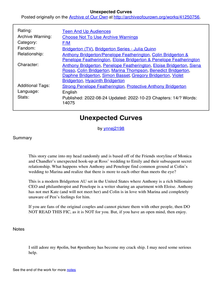 Unexpected Curves | PDF | Friends