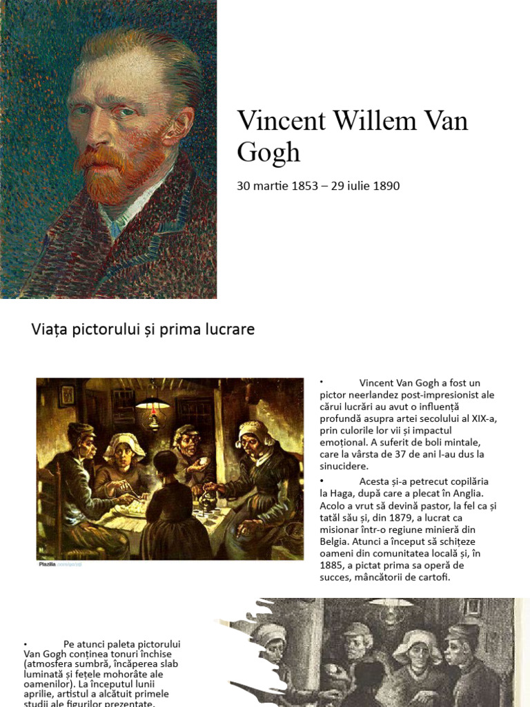 Vincent Van Gogh (Powerpoint) | PDF