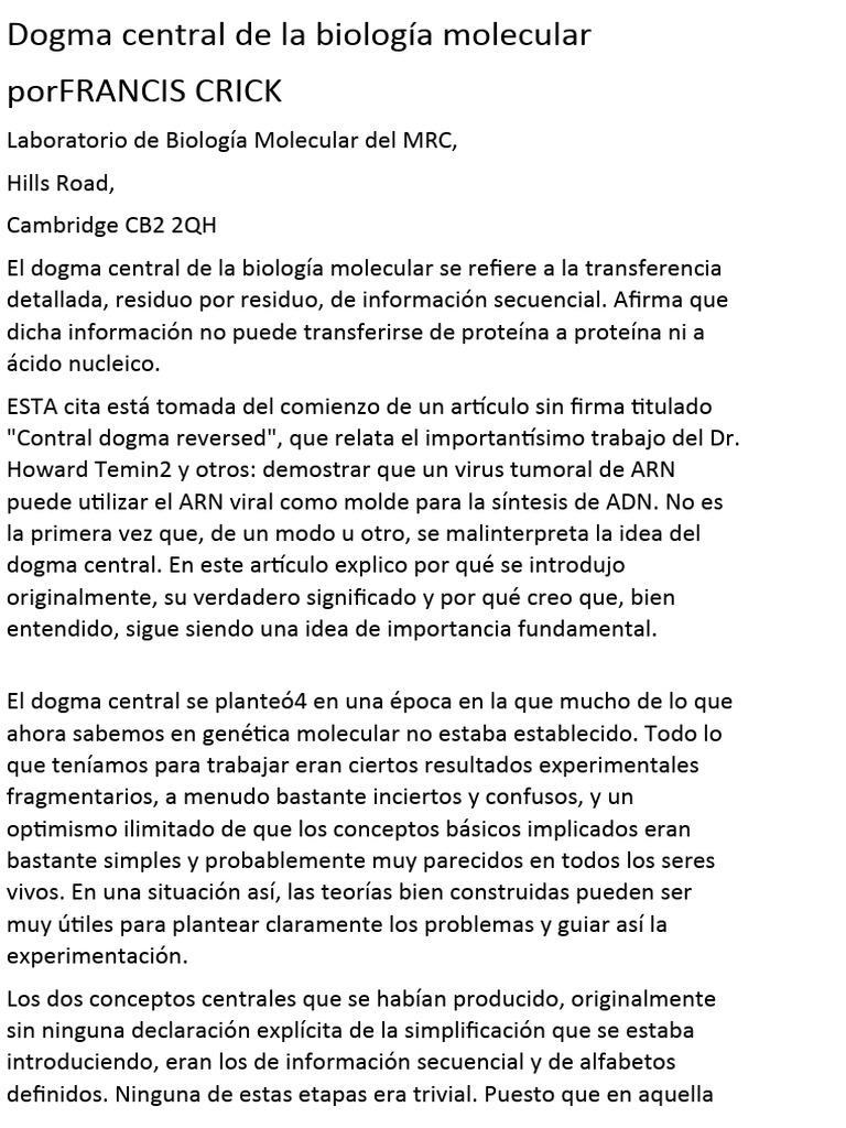 Documento 2 | PDF | Adn | Virus