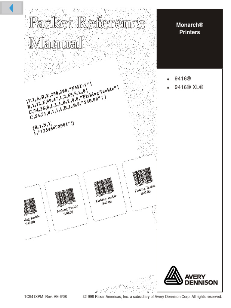 Monarch® Printers | PDF | Typefaces | Printer (Computing)