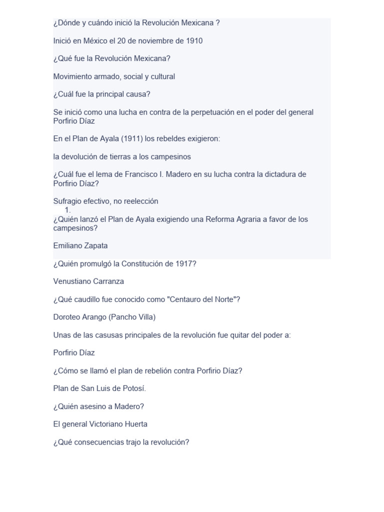 Preguntas Historia 2 | PDF | Historia